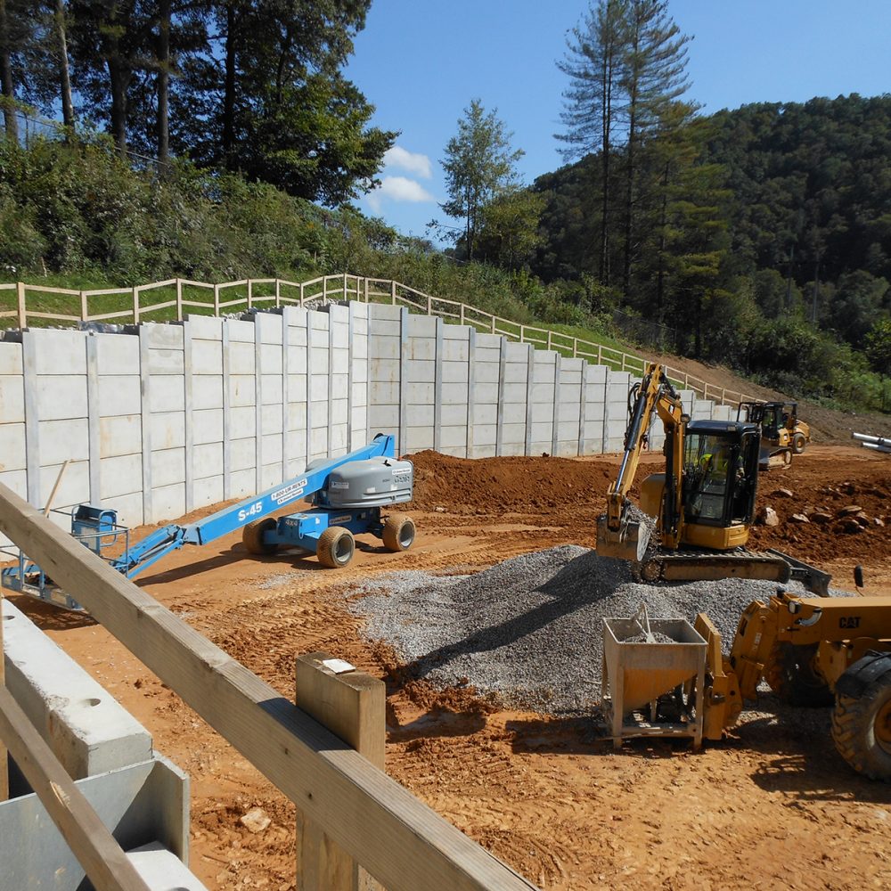 Scherzinger Drilling | Earth Retention/Retaining Walls